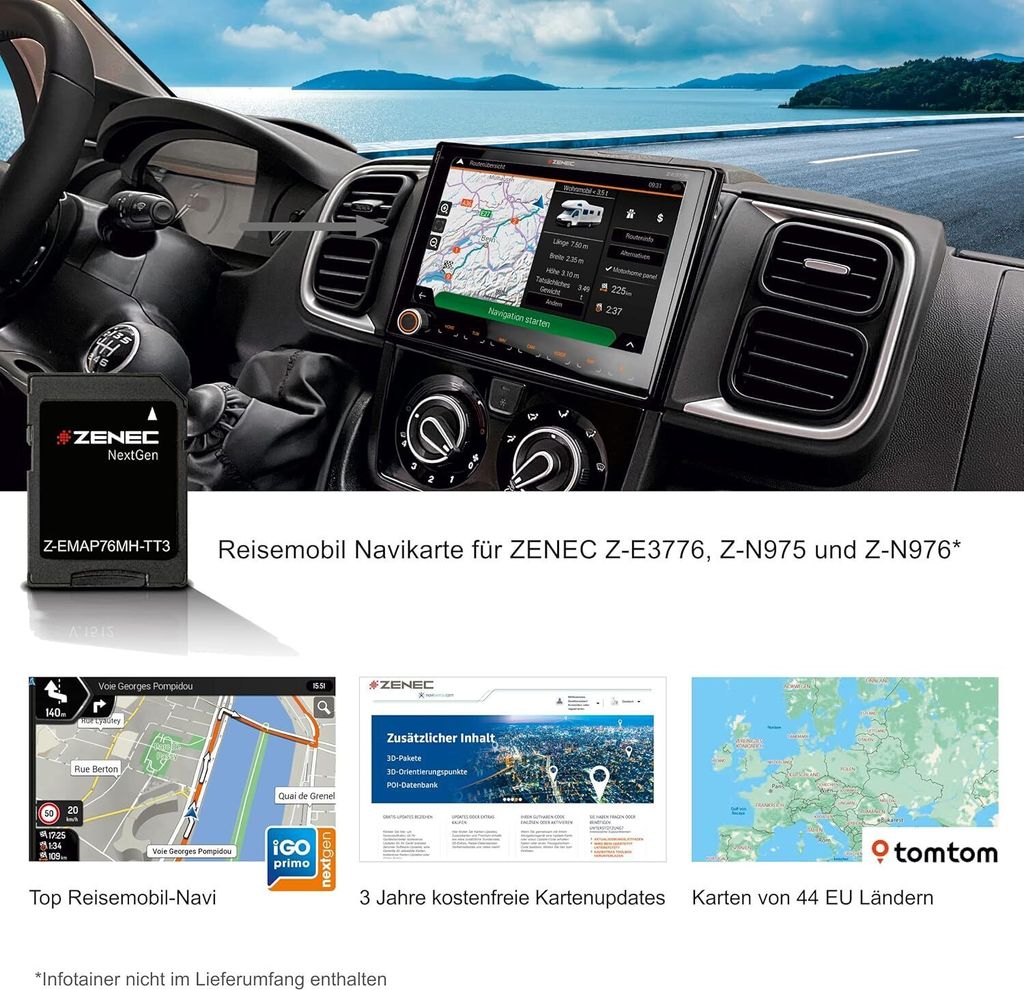 Zenec Z-EMAP76MH-TT3 | Z-3776 Prime SD-Karte | Kaufland.de