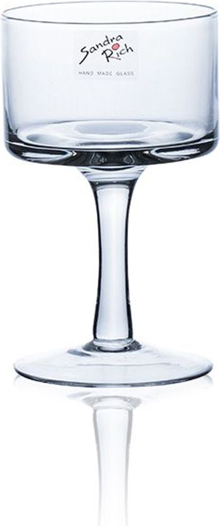 Sandra Rich Glas-Teelichthalter a.Fuß h.15cm Teelichthalter