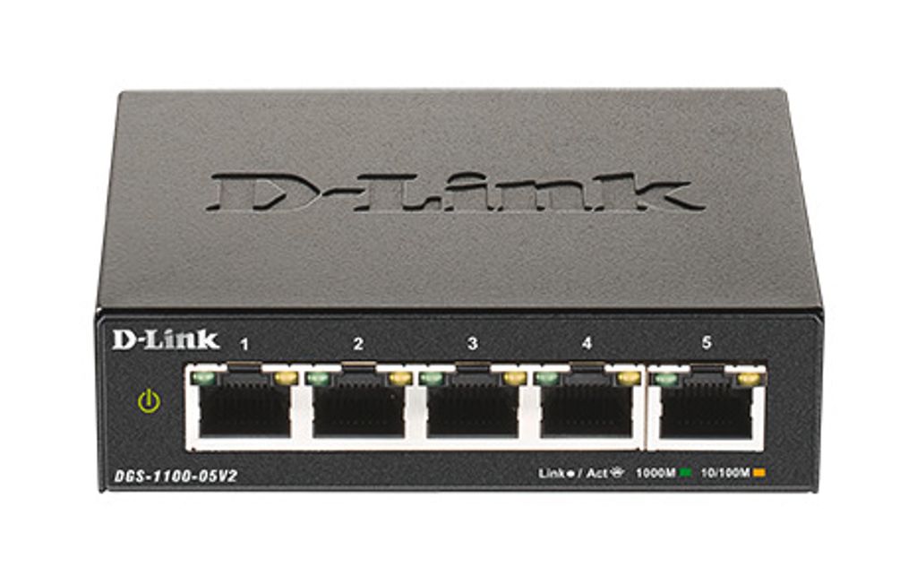 D-Link DGS-1100-05V2/E 5portový gigabitový | Kaufland.cz