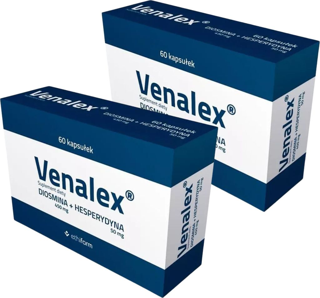 Venalex - Diosmin 450 mg + Hesperidin 50 mg 120 Kapseln für