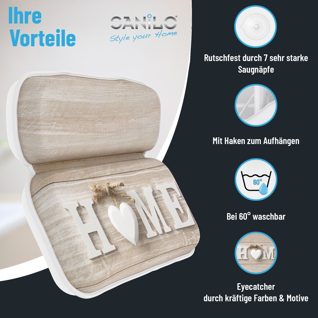 SANILO® Home vankúš do vane Vankúš do vane | Kaufland.sk