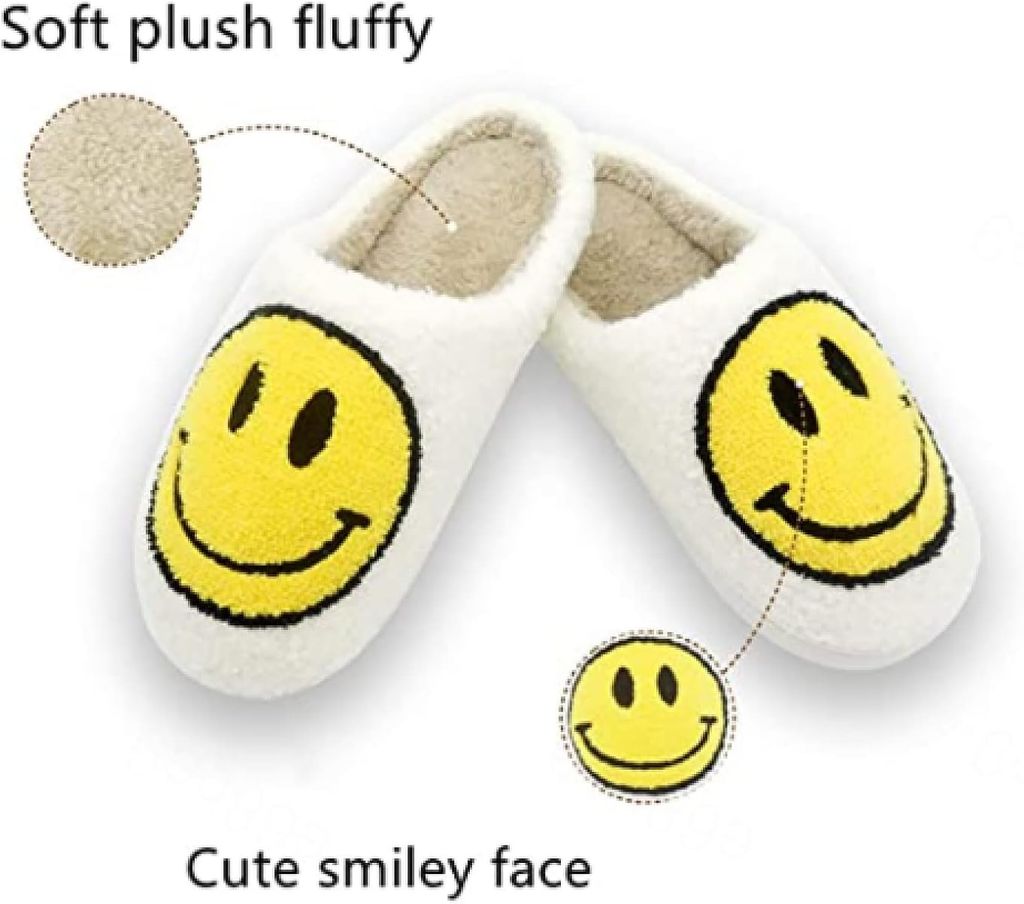 FNCF Smiley Face Slippers Damen Herren, | Kaufland.de