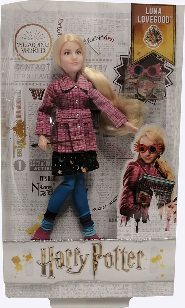 Mattel GNR32 Luna Lovegood bábika 30 cm školáčka Harry