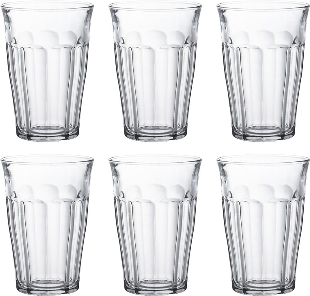 Duralex Picardie High Glass 360 ml - sada 6 kusov.