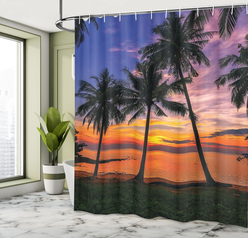 ABAKUHAUS Tropisch Duschvorhang, Exotische | Kaufland.de