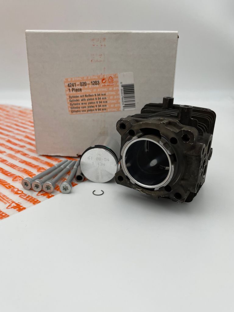 Originálny valec STIHL + piest Ø 34 mm BG 86, SH 86/