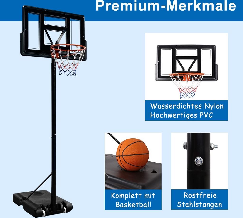 Sessamen-LP 3.05m Basketballkorb Outdoor, | Kaufland.de