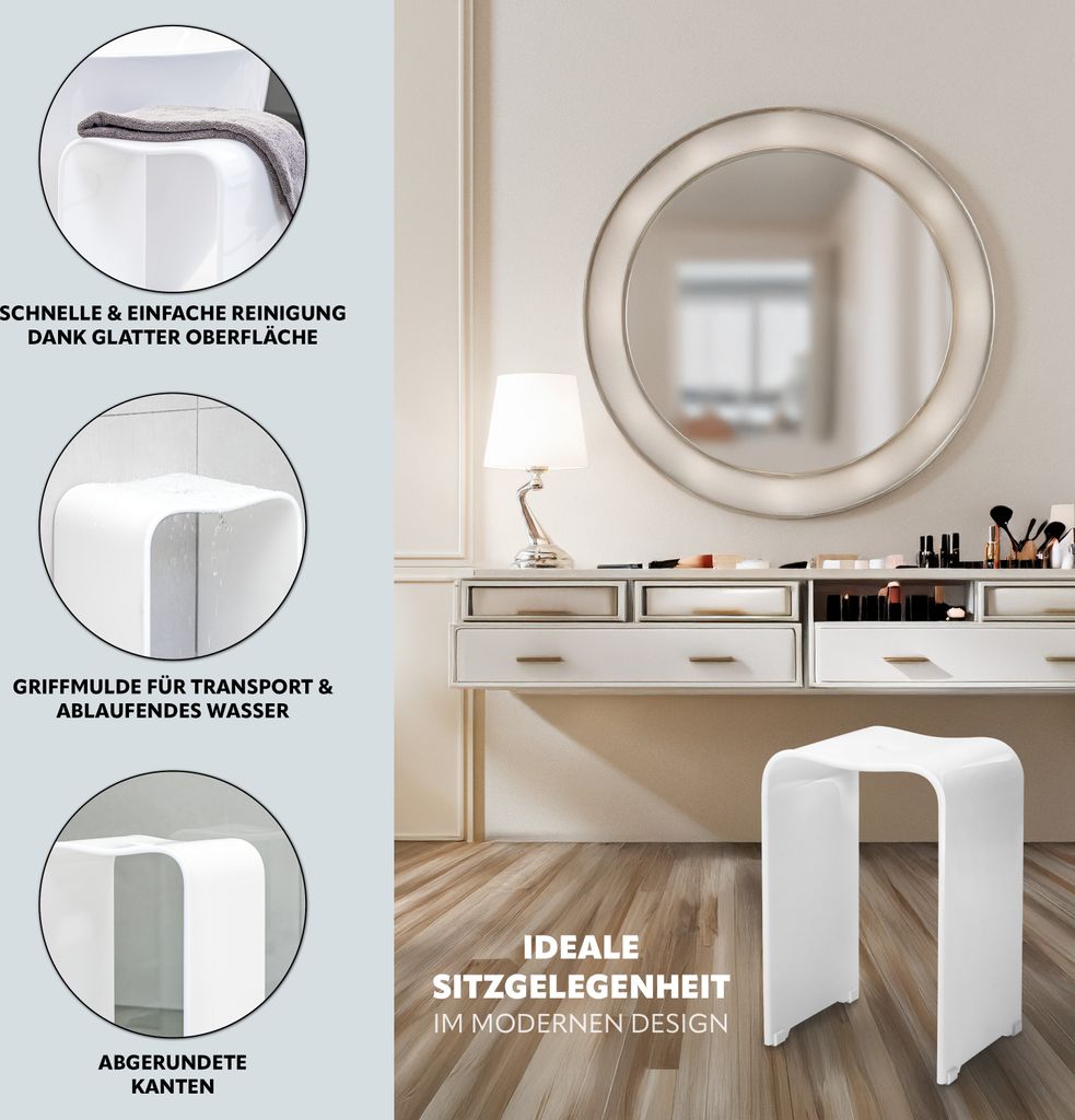 bremermann Badhocker, Duschhocker aus Acryl, | Kaufland.de