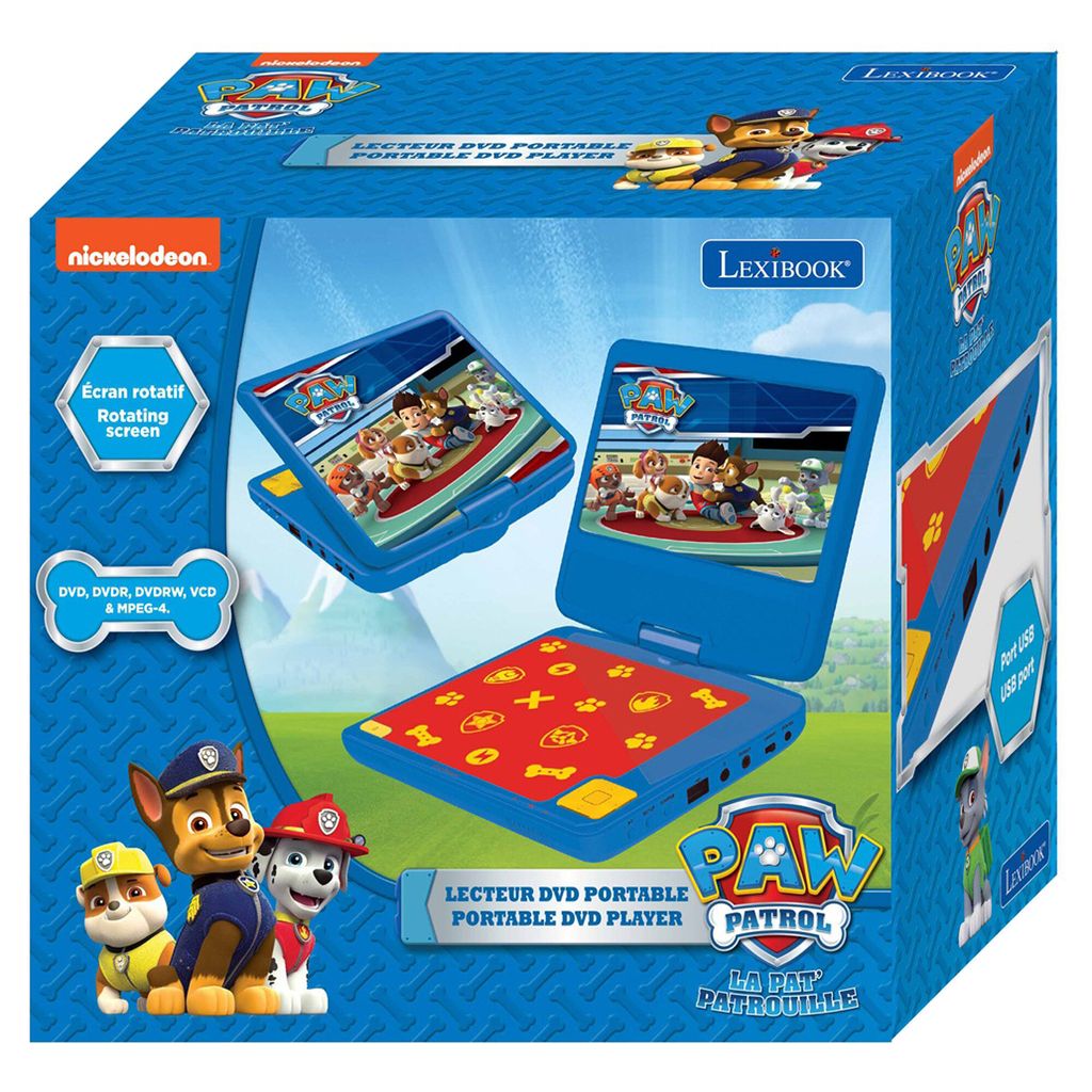 Lexibook Prenosný DVD prehrávač 7" Tlapková | Kaufland.sk