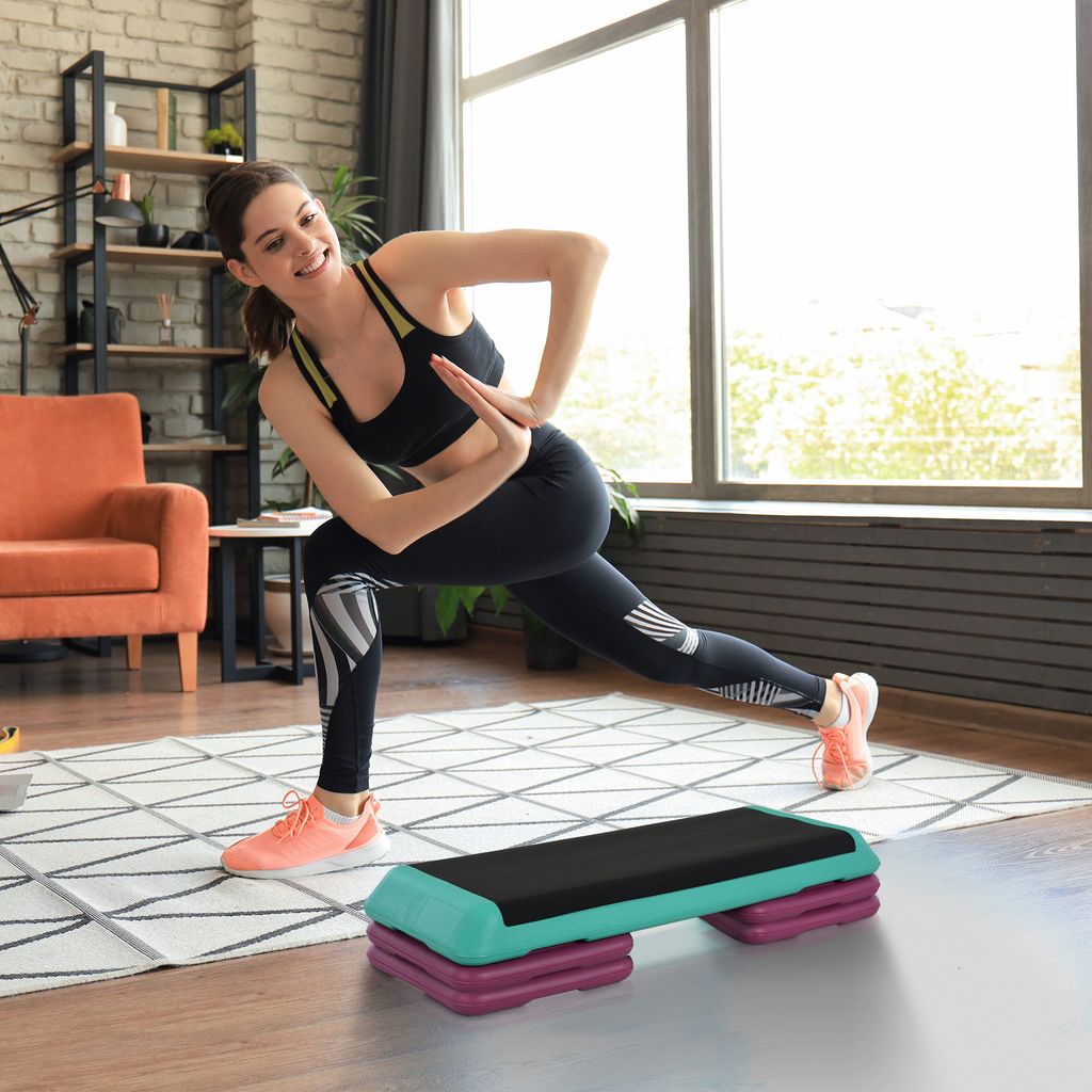 HOMCOM Stepping Board Aerobic Fitness Cvičení | Kaufland.cz