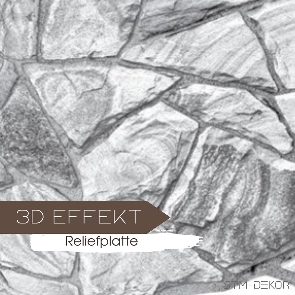 3D PVC Wandpaneele | Deckenpaneele | Paneele Steinoptik | 1
