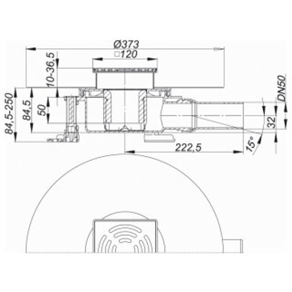 DALLMER 517036 Bodenablauf DallDrain Select, | Kaufland.de