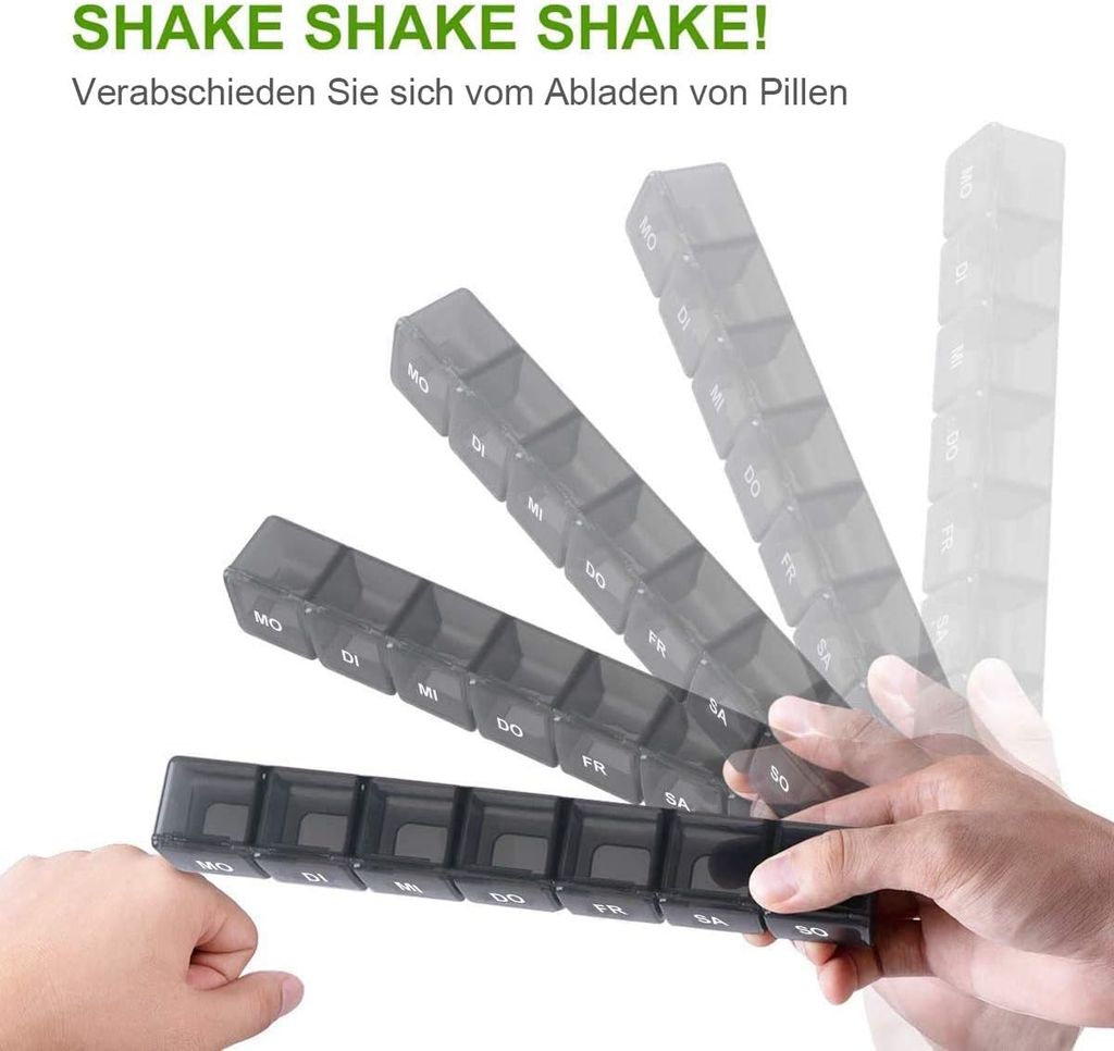 Tablettenbox 7 Tage 2 Stück, SUKUOS 2X | Kaufland.de