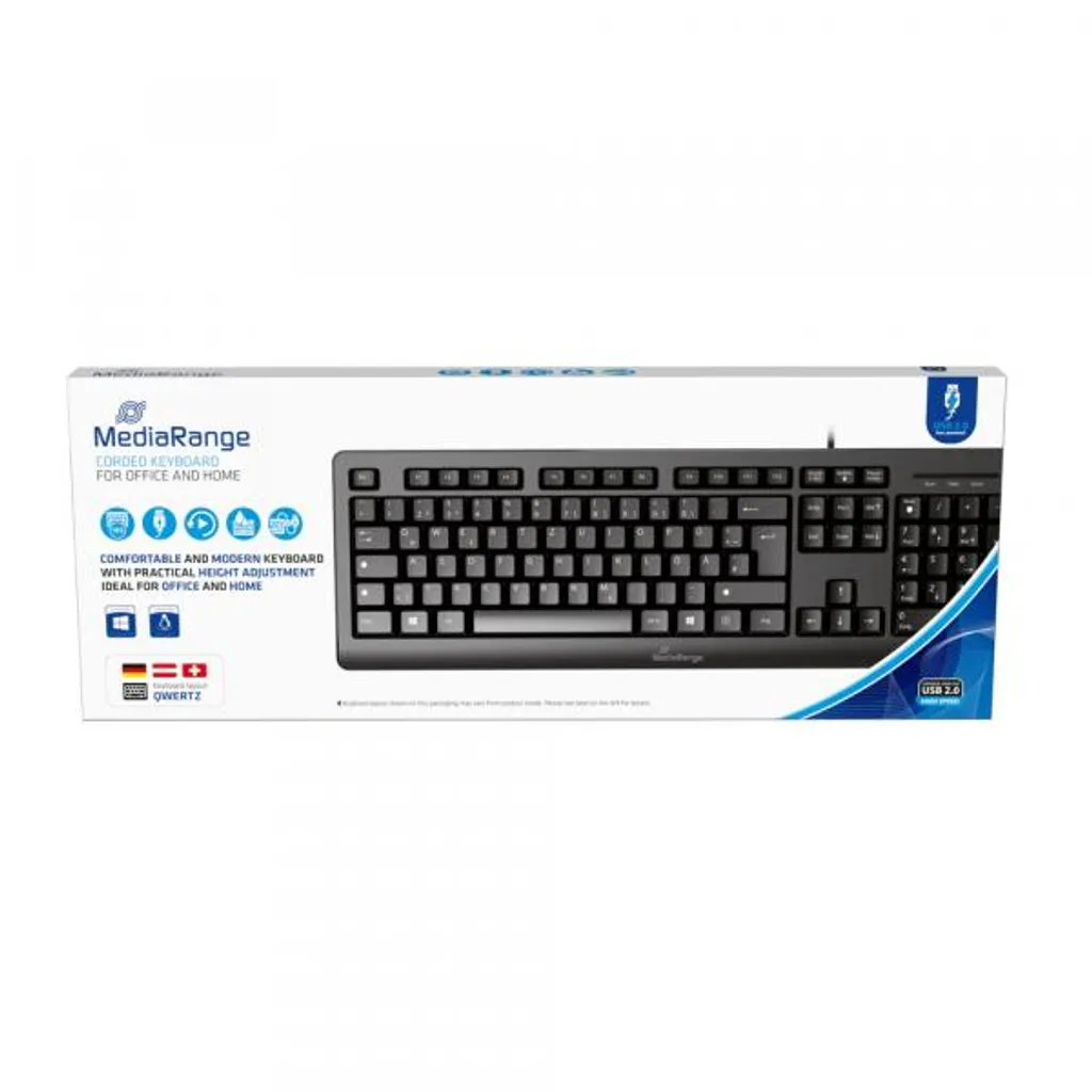 Mediarange Tastatur mit Kabel Keyboard QWERTZ | Kaufland.de