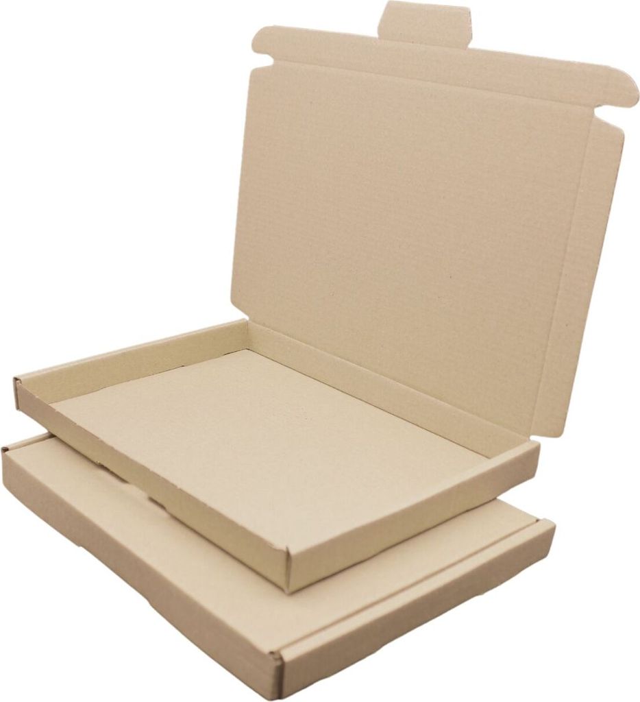 Großbrief Briefsendung Faltschachtel GB0 - 180 x 160 x 15