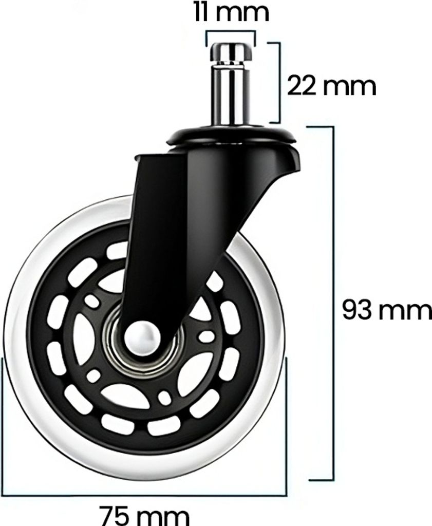 Spinel Home Kolieska na stoličky 5 kusov | Kaufland.sk