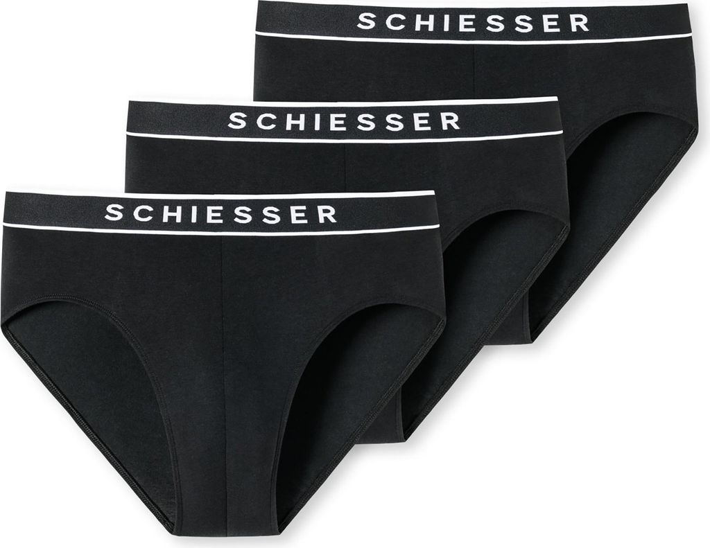 SCHIESSER Herren Slips, 3er Pack - "95/5", Rio Briefs,