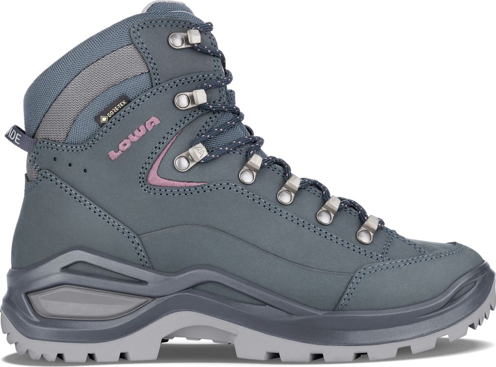 LOWA Renegade GTX Mid Damen blau 39.5 Wanderschuhe