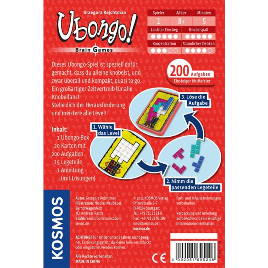 KOO Ubongo - Brain Games 695248 - Kosmos | Kaufland.cz