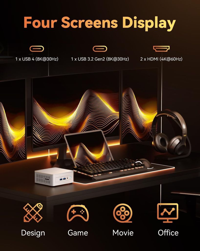 GEEKOM Mini PC Window 11 Pro, AE7 Ryzen 9 | Kaufland.de