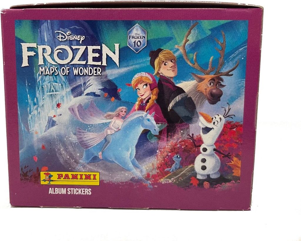 Panini Frozen Maps Of Wonder Sticker Collection Display 24