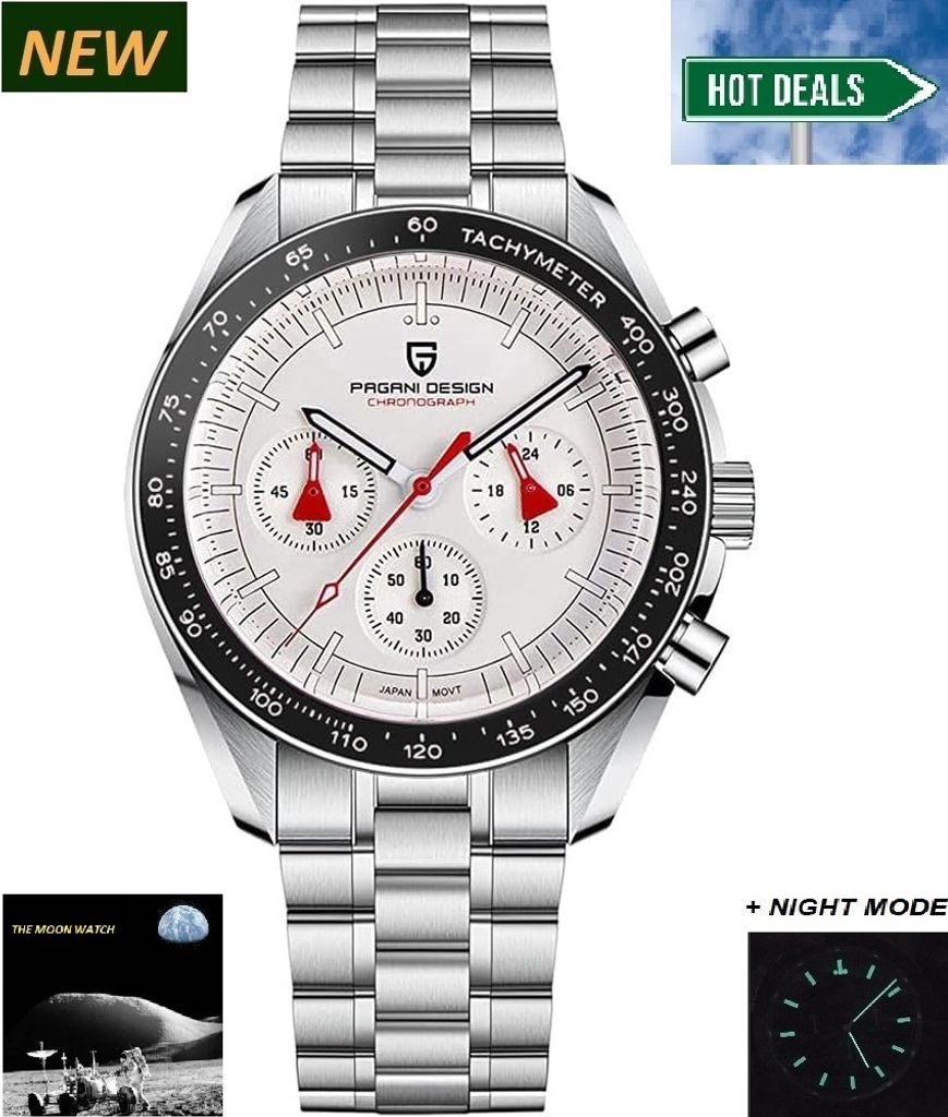 🆕 (Omega Hommage) Pagani Design V3 Moon | Kaufland.de