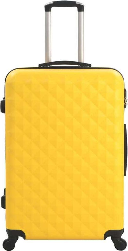 vidaXL Hard Shell Trolley Set 3 ks Žltý ABS | Kaufland.sk