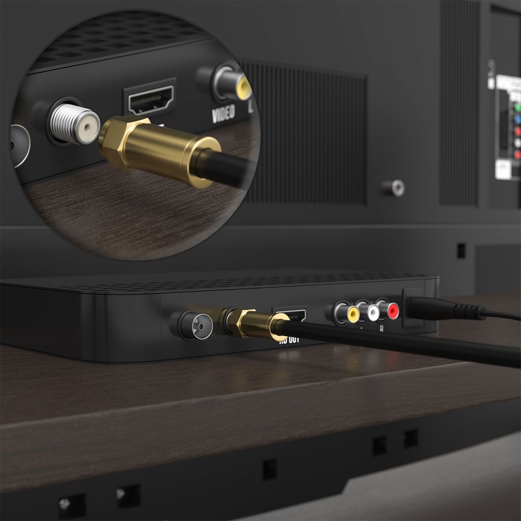 Sat Kabel Digital TV Koax 135dB F-Stecker | Kaufland.de