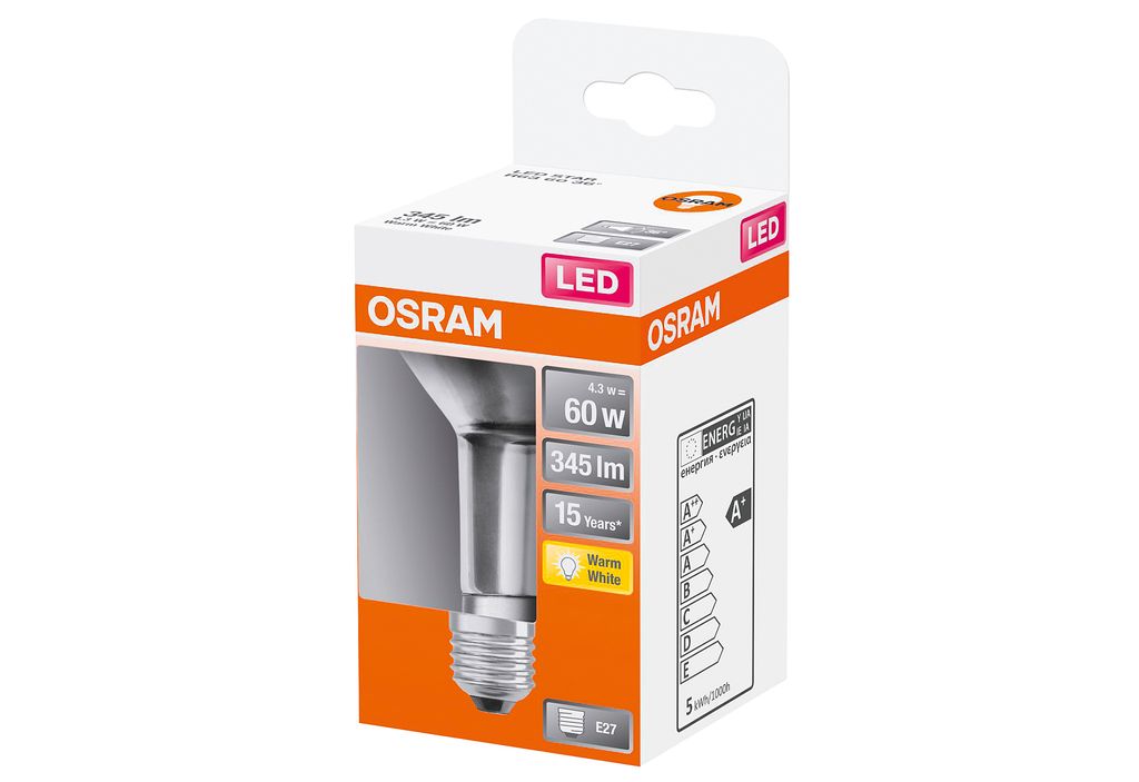 OSRAM LED reflektorová žiarovka R63 4,3W E27 | Kaufland.sk