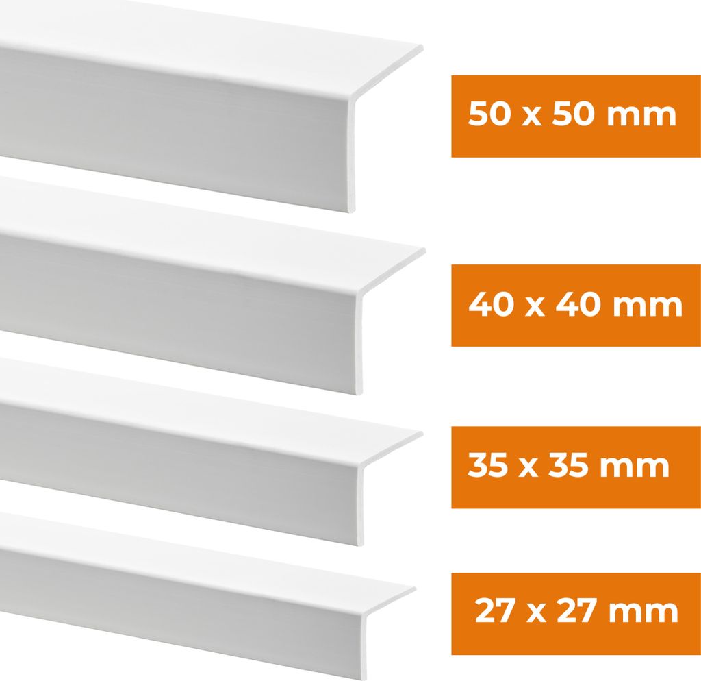 QUEST Rohová lišta PVC 40x40 mm, 2m, | Kaufland.cz