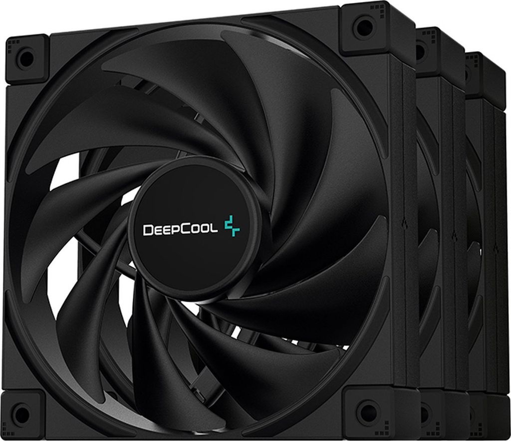 DeepCool FK120-3 v 1 ventilátor procesoru 12 cm černý 3 ks