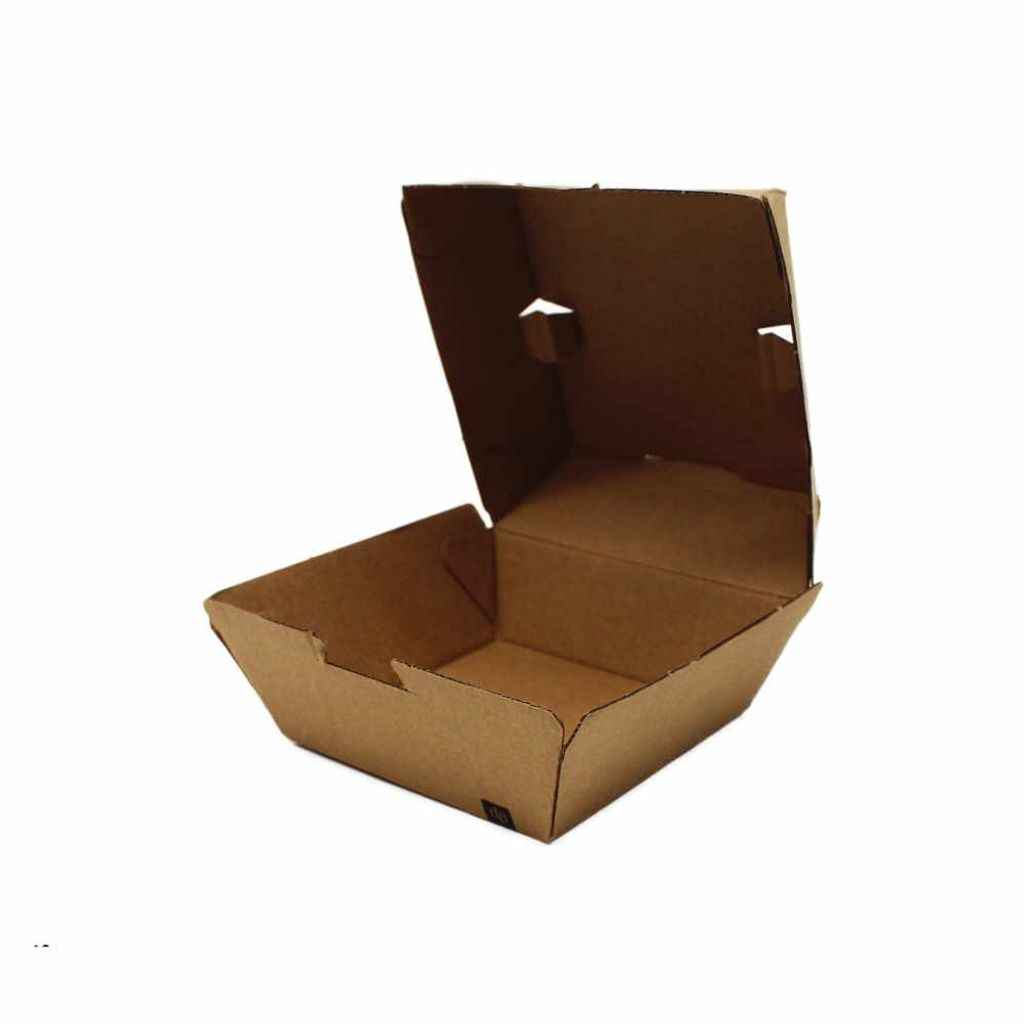 100 Stück Hamburgerbox, Wellpappe, braun, | Kaufland.de
