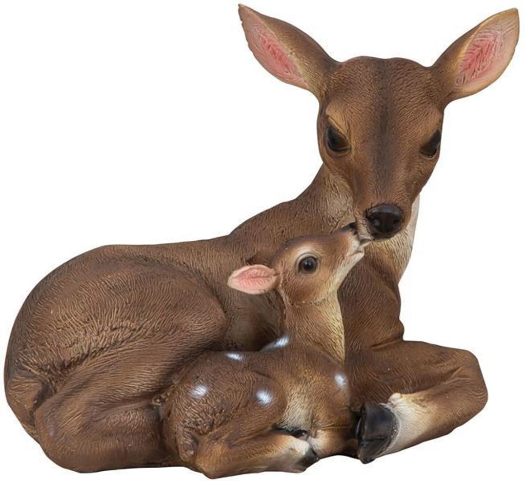 Reh mit Rehkitz liegend Figur 14cm x 18cm | Kaufland.de