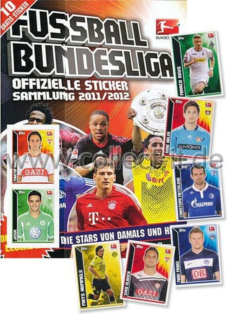 Topps Bundesliga 11/12 Sticker - Série complète + album