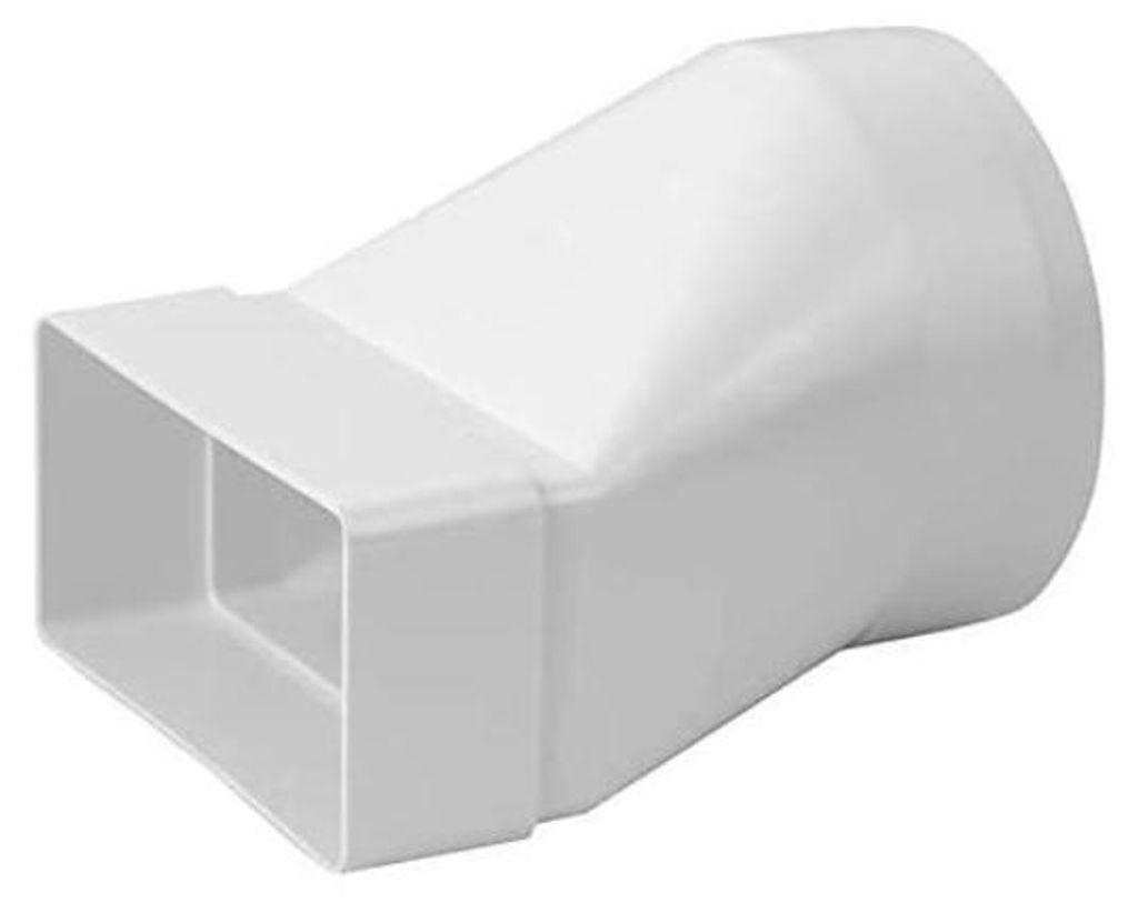EUROPLAST Übergangsstück Adapter Ø100mm/55x110mm Flachkanal