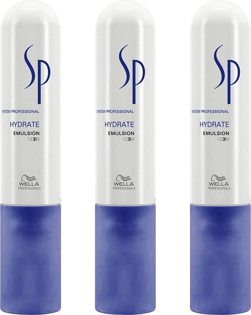Wella SP Hydrate Emulsion 3 x 50 ml Intensivpflege für