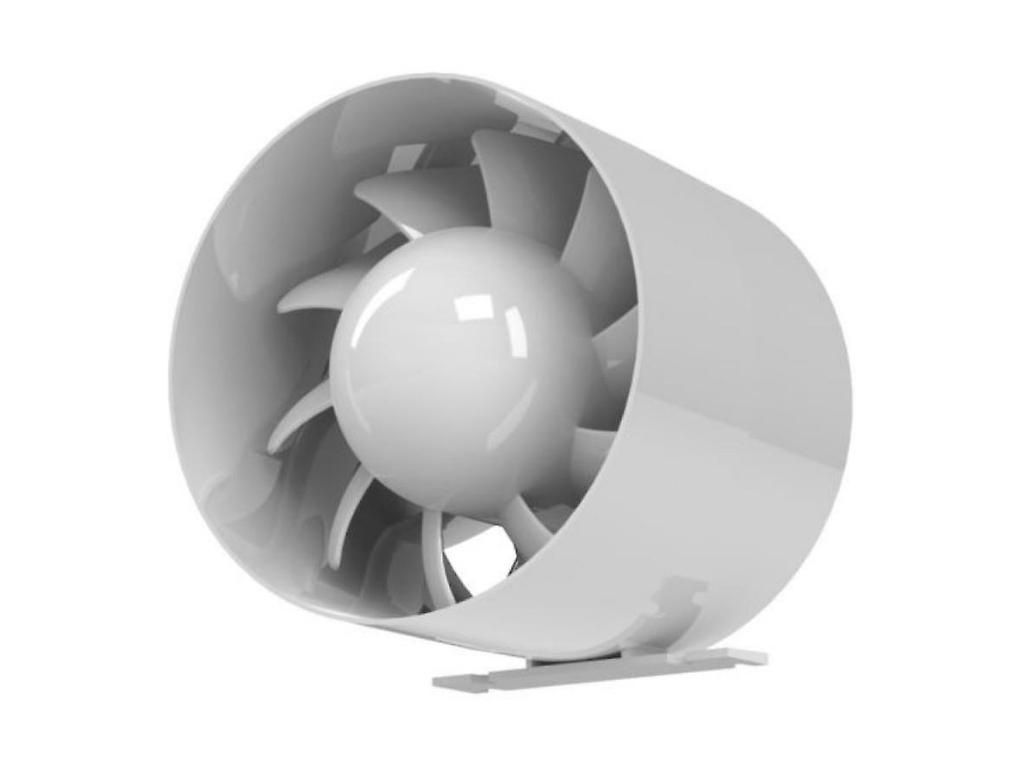 airRoxy aRc 100 S vsuvný ventilátor do kruhového potrubí