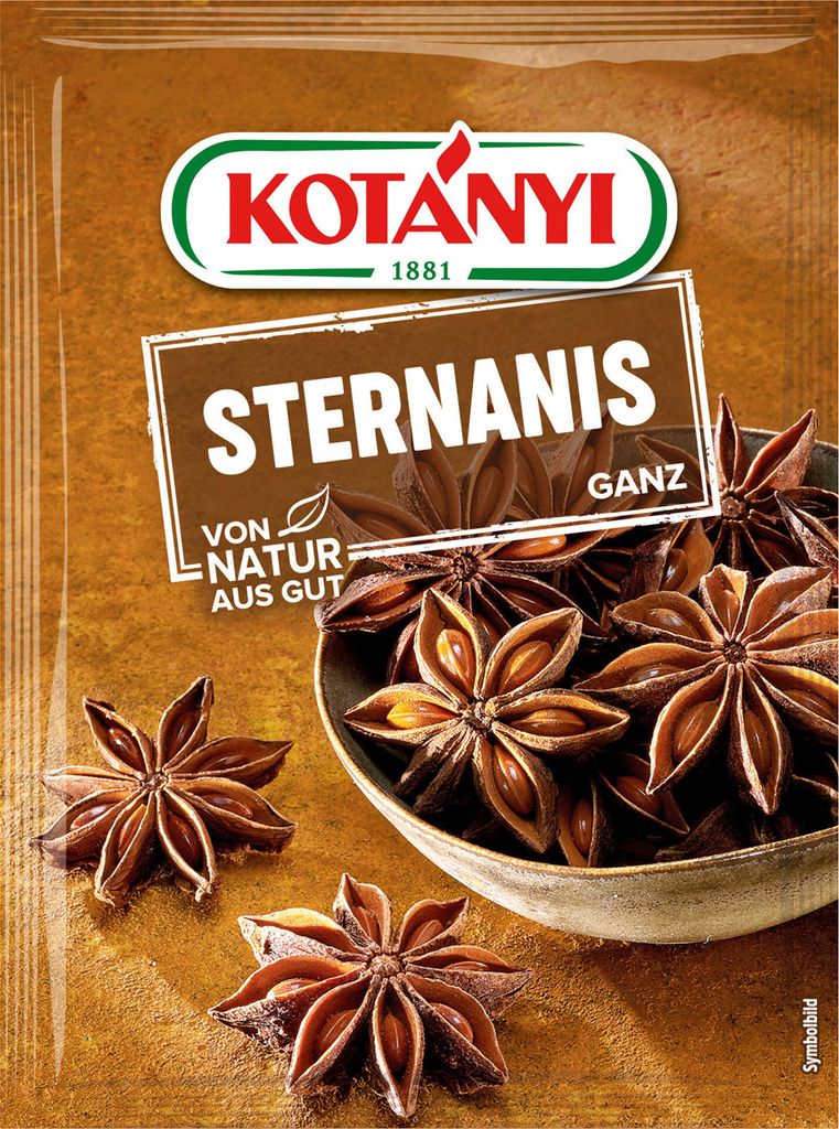 Kotanyi badyán celý sušený mierne korenistý a kyslý 8g