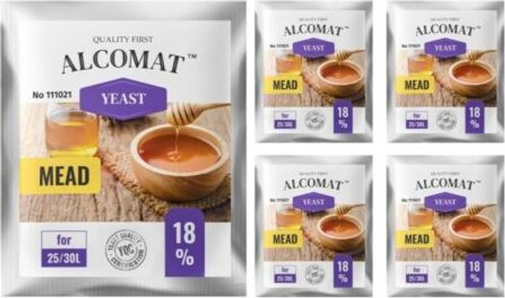 Honigweinhefe ALCOMAT Mead Yeast Alkohol Hefe