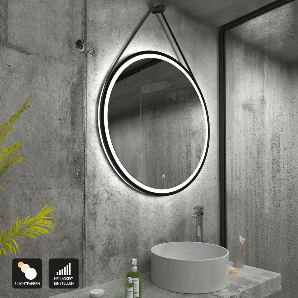 HOME DELUXE LED-Spiegel Rund FIANA – 60 cm | Kaufland.de