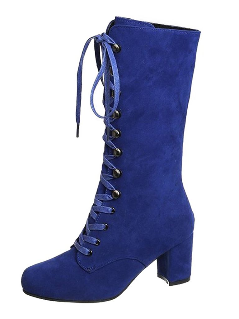 Damen's Runde Form Mid Calf Boot Arbeit | Kaufland.de