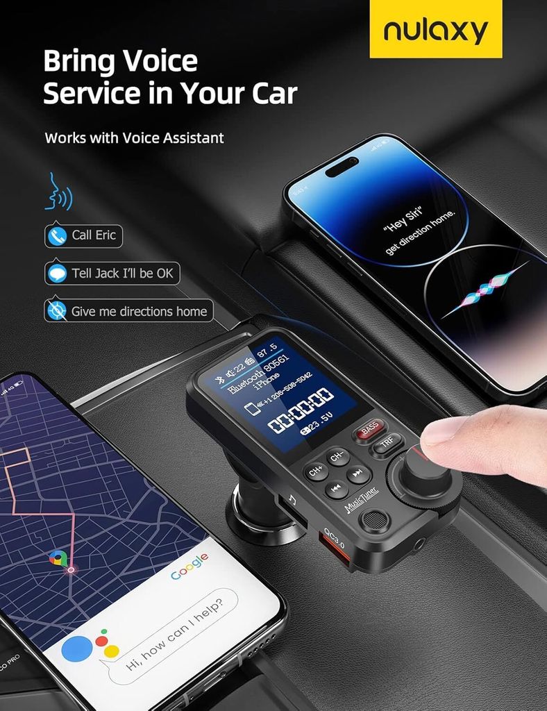 Bluetooth Adapter Auto Starkes Mikrofon FM Kaufland
