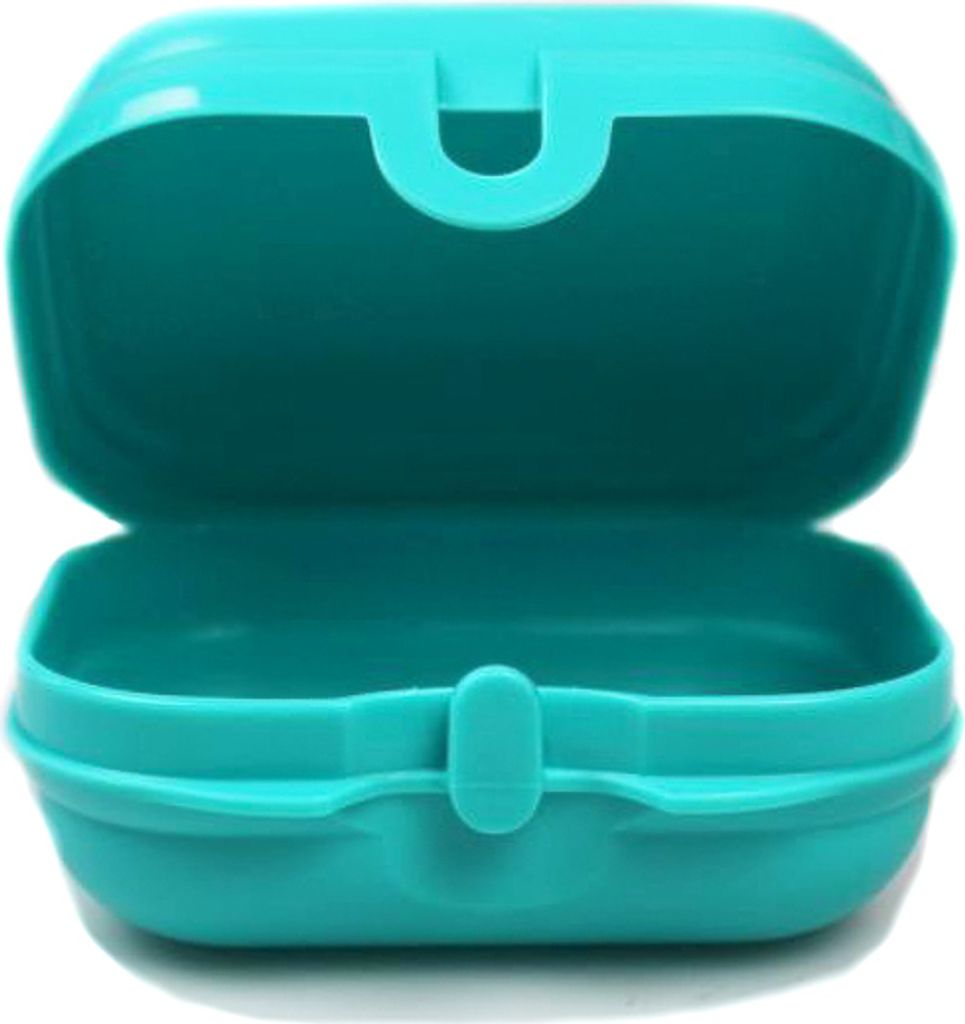 TUPPERWARE To Go Mini-Twin boîte à pain turquoise clair