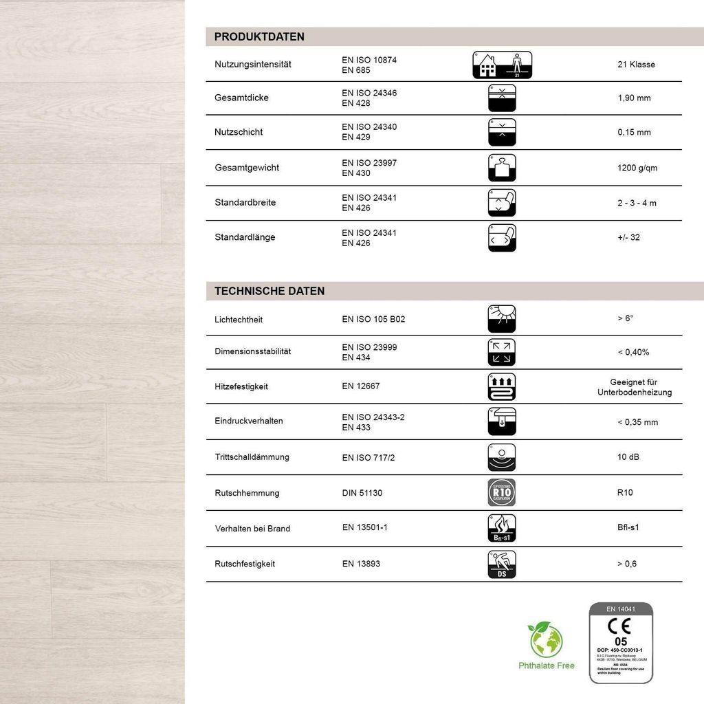 CV Flooring Atlantic Pure Oak 009S Odolný a | Kaufland.cz