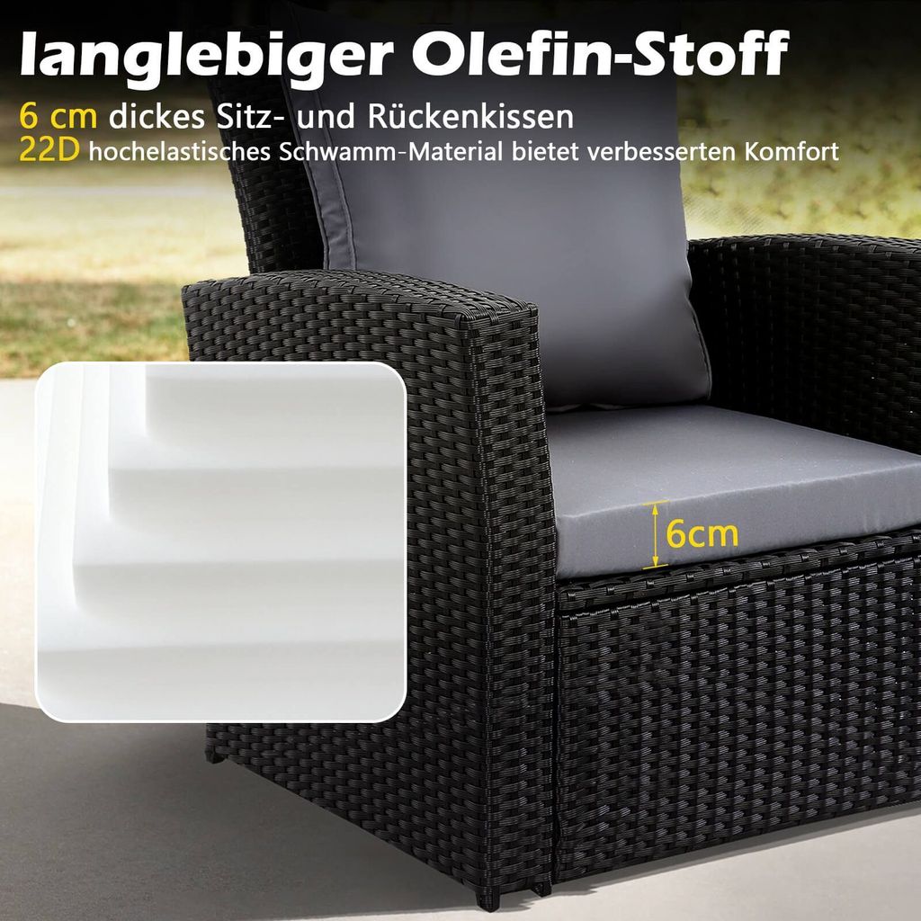 MeXo von GLP HOME Balkonset Polyrattan | Kaufland.de