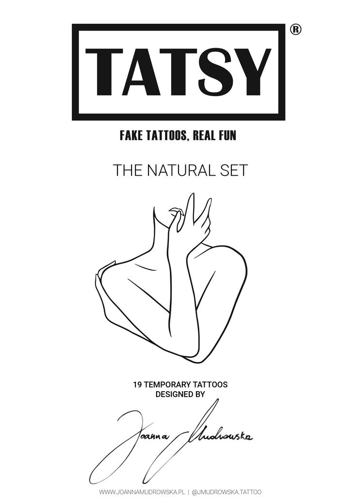 Dočasné tetování Tatsy, motiv: Natural | Kaufland.cz