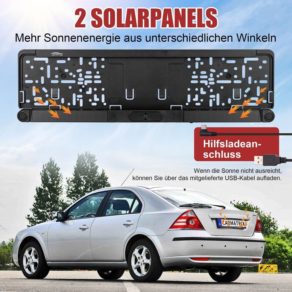 CARMATRIX Solar Funk Rückfahrsystem HD | Kaufland.de