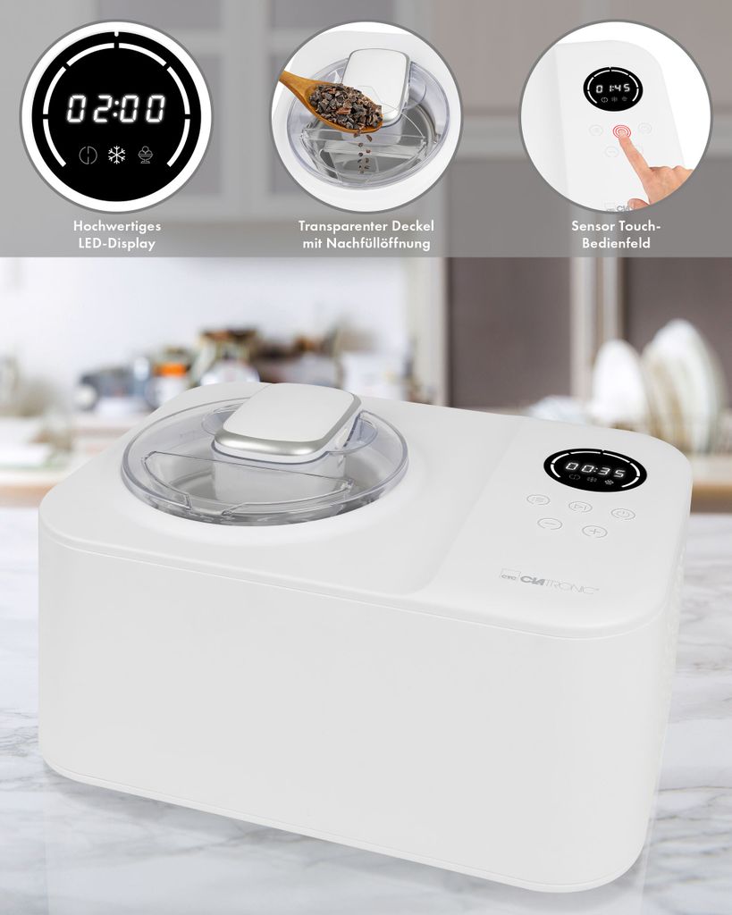 Clatronic Profi-Eismaschine mit Kompressor | Kaufland.de