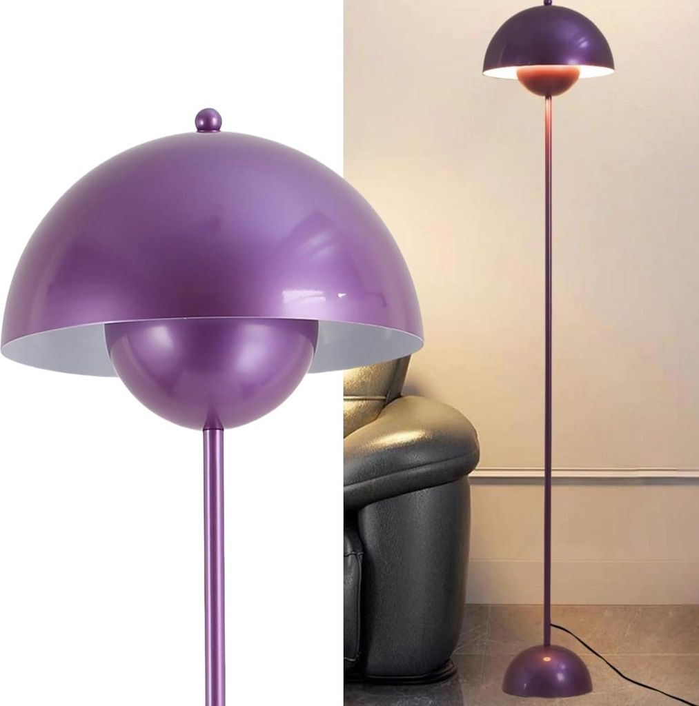 Lampadaire design nordique lilas inspiration "pot de