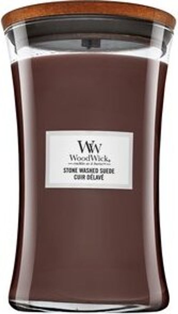 Woodwick Stone Washed Suede Duftkerze 610 g | Kaufland.de